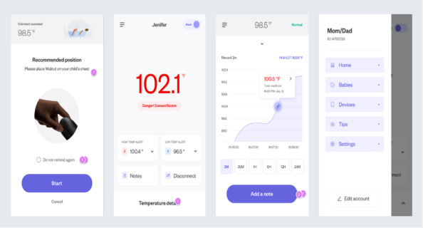 Smart Temperature Patch